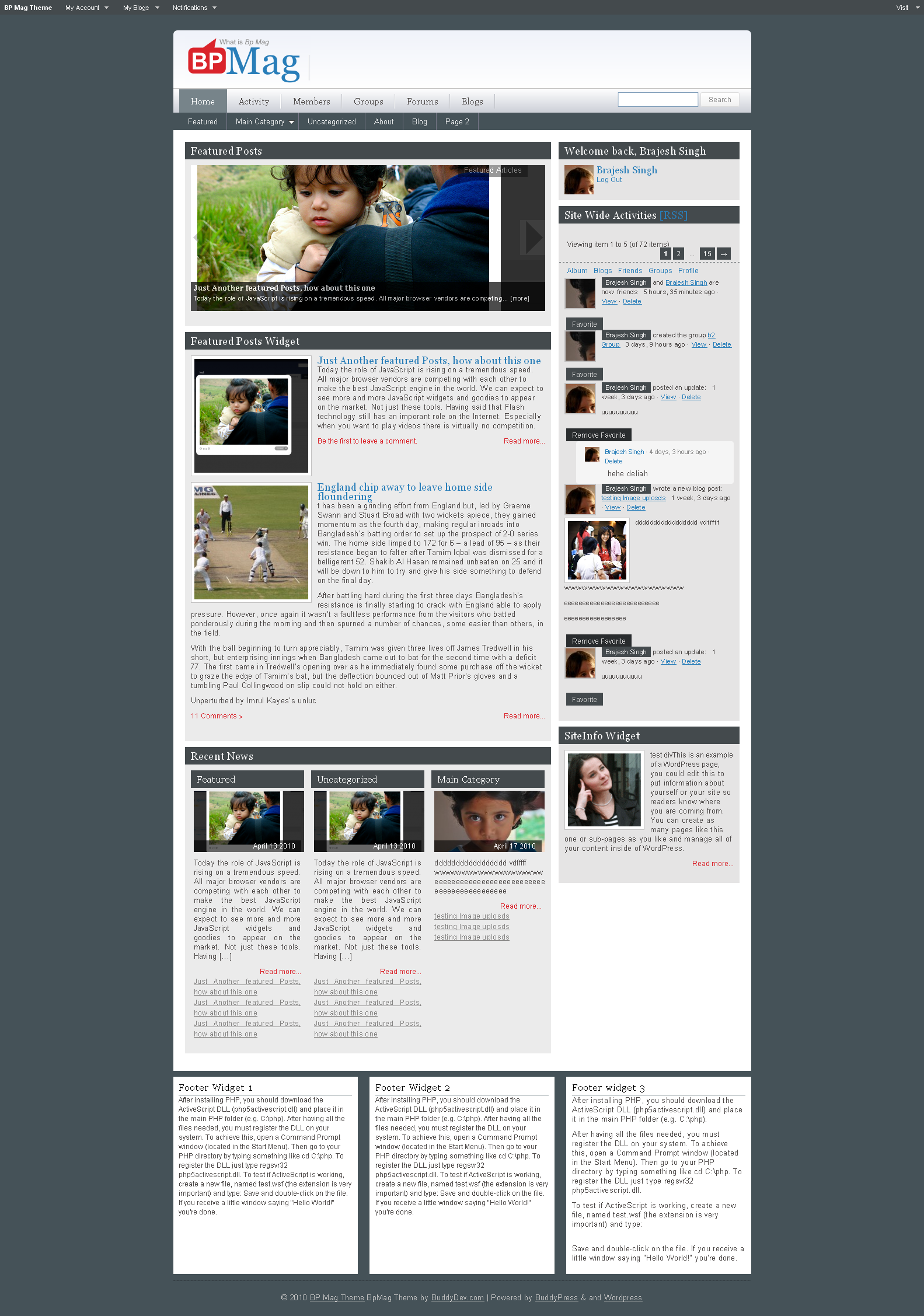 Screenshots | BuddyDev