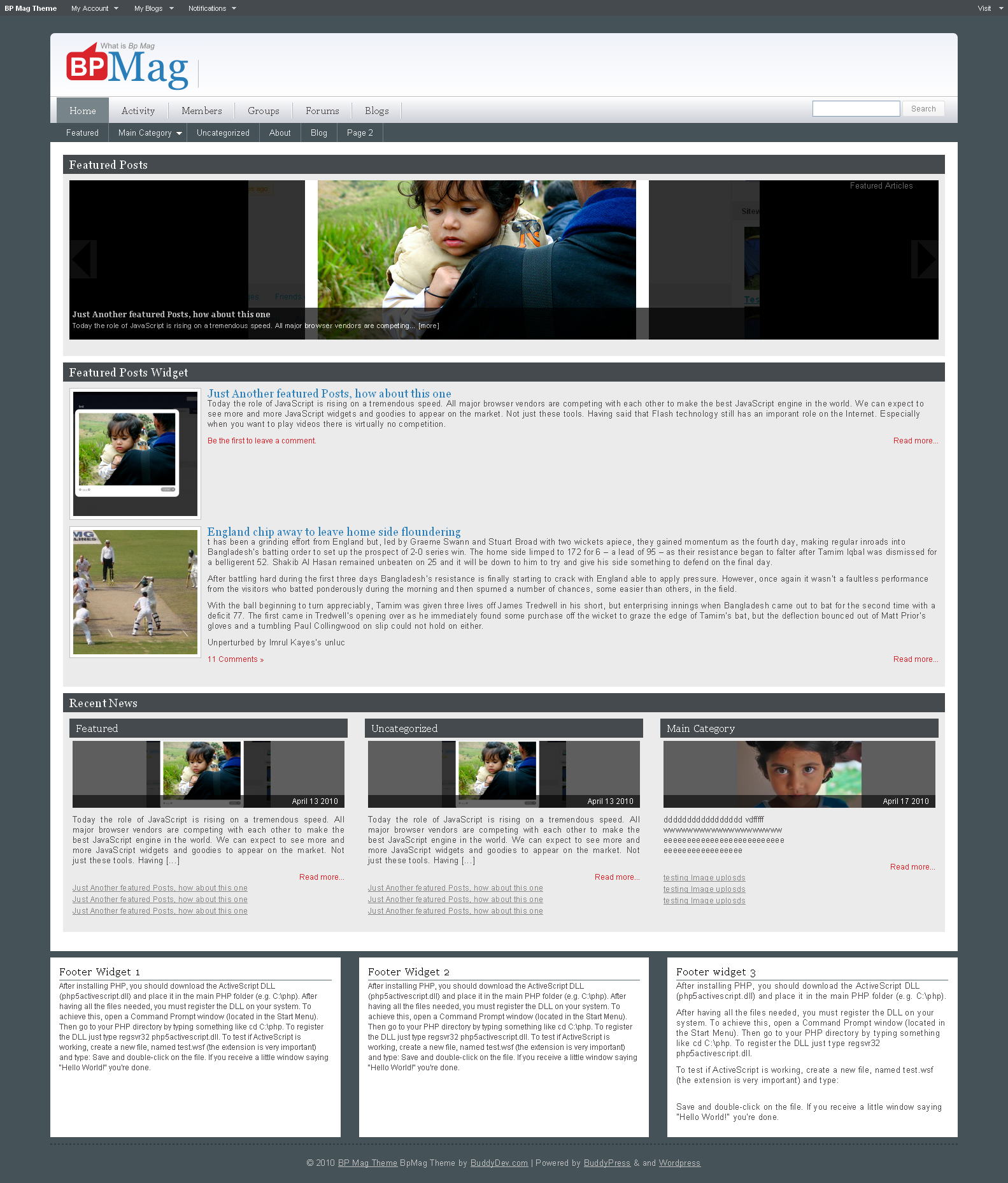 Screenshots | BuddyDev