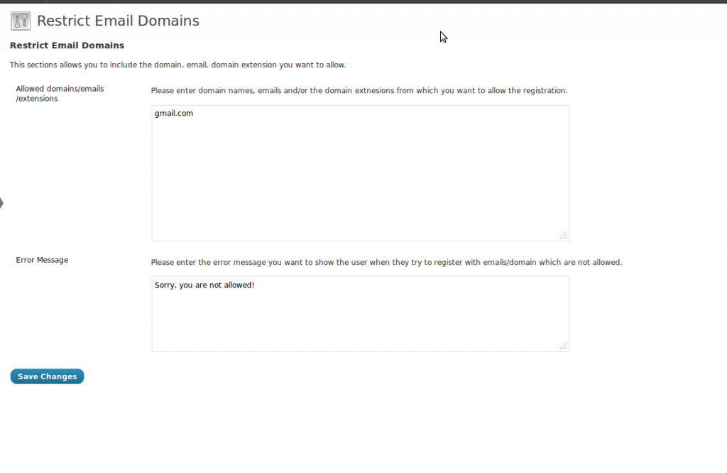 Introducing WordPress Restrict Email Domains Plugin | BuddyDev