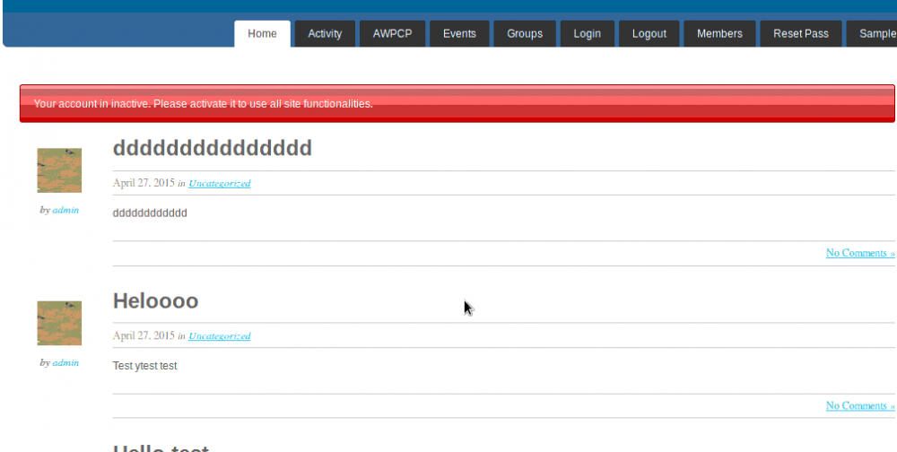 BuddyPress Deactivate Account | BuddyDev
